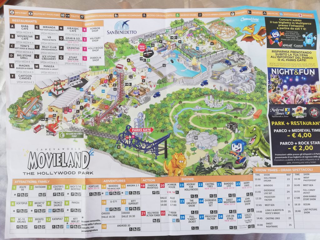 MOVIELAND PARK, IL PARCO DEL CINEMA - Pensieri dal mondo
